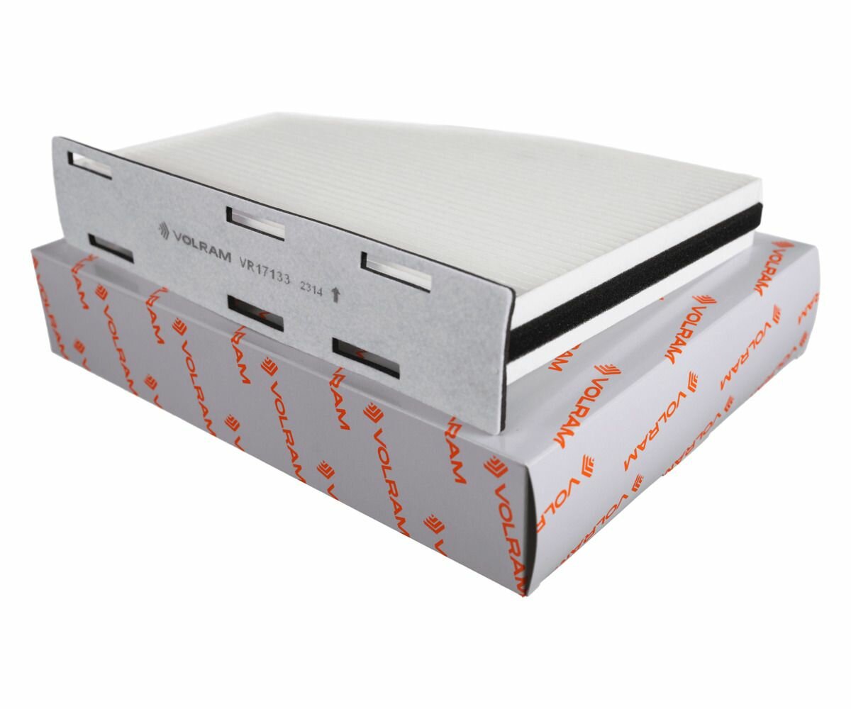 Фильтр салонный Volram VR17133 Skoda Octavia 2 1.2-2.0 (-13; VW Golf 1.2-2.0 (03-16)