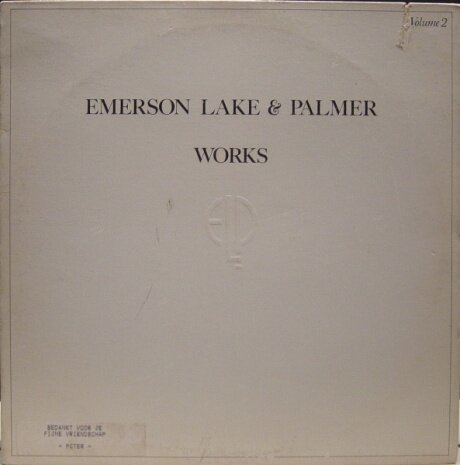 Старый винил, Atlantic, EMERSON LAKE & PALMER - Works Volume 2 (LP , Used)