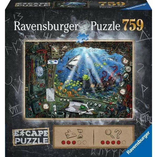 Пазл-квест Ravensburger 759 Подводная лодка, арт.19959