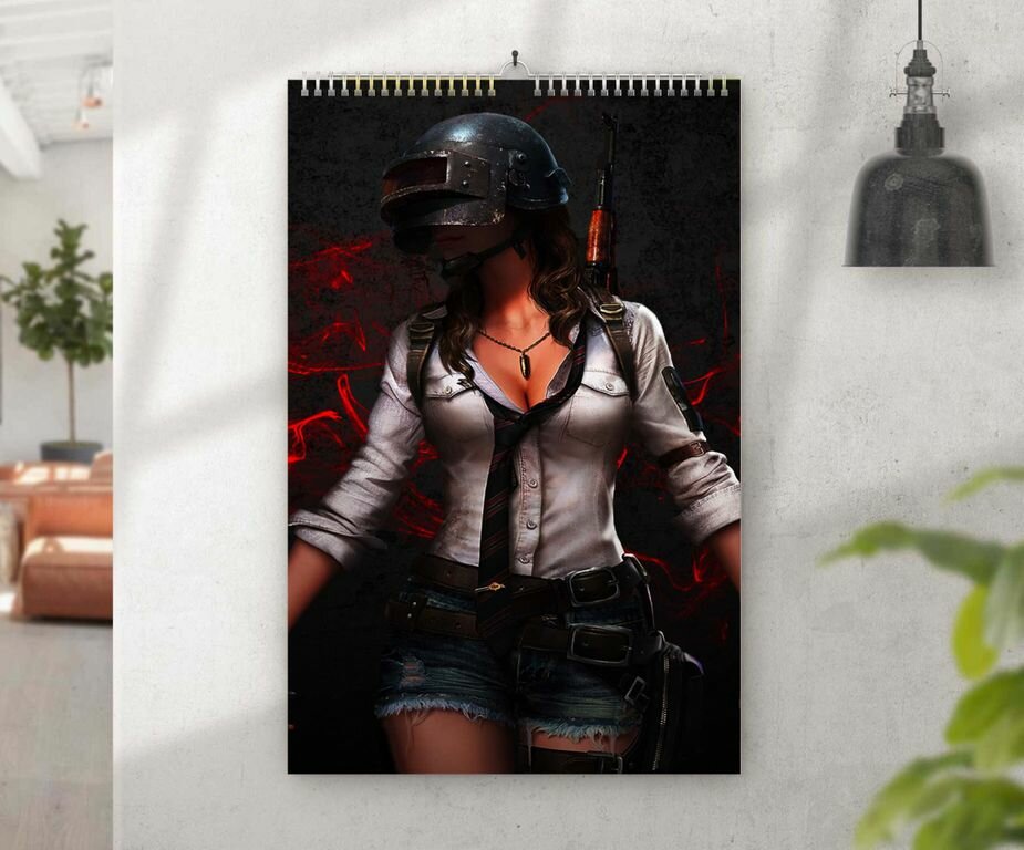 Перекидной календарь PlayerUnknown’s Battlegrounds, PUBG, пубг №11, А3