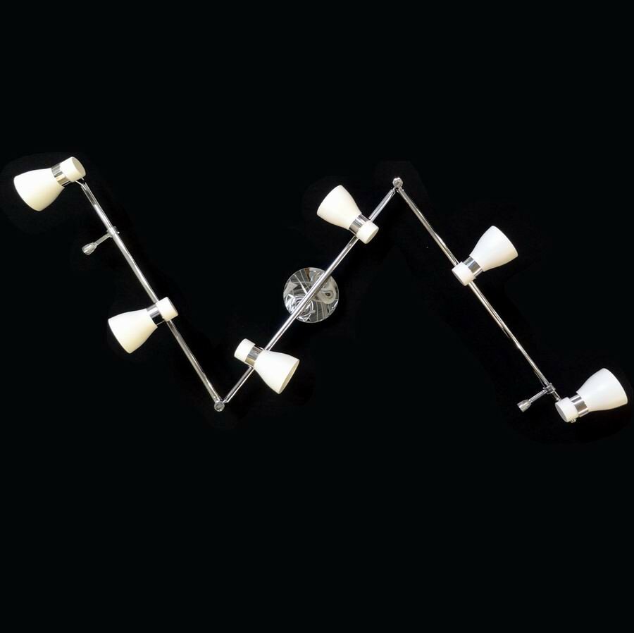 Спот AURA MX8744-06/Z102 WH+CH