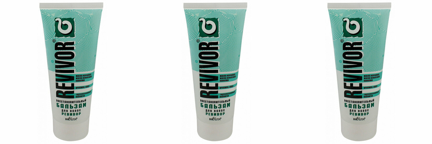 Belita Бальзам для волос, восстановительный, 200 мл, 3 штуки.