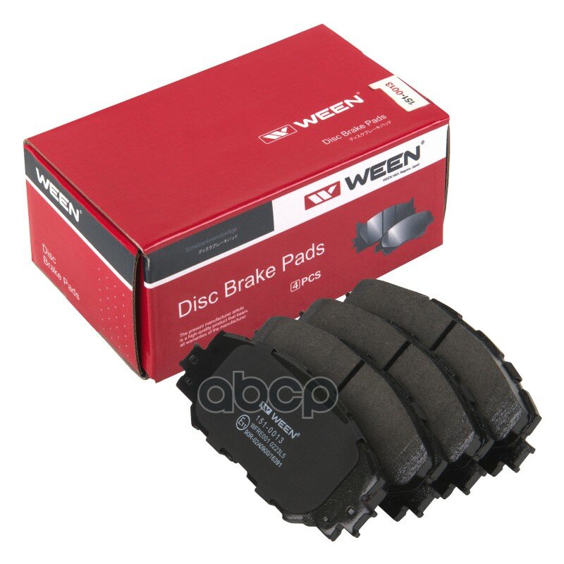 Колодки тормозные дисковые передние Ween арт. 151-0013