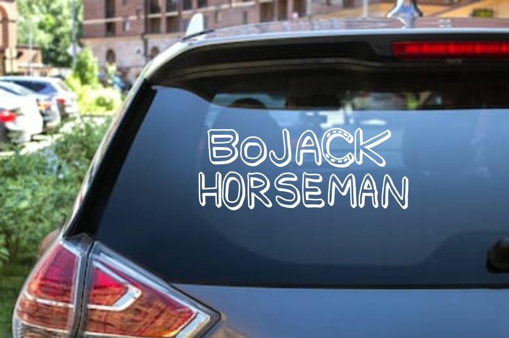 Наклейка виниловая Конь БоДжек, BoJack Horseman №5, А4