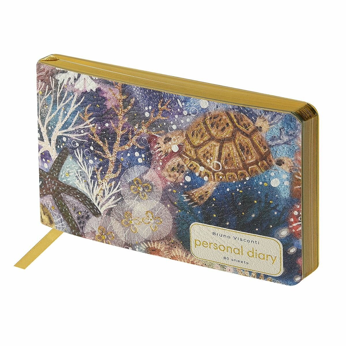 Еженедельник BrunoVisconti "Фантазия Кораллы" недатированный 142*84мм 80 листов