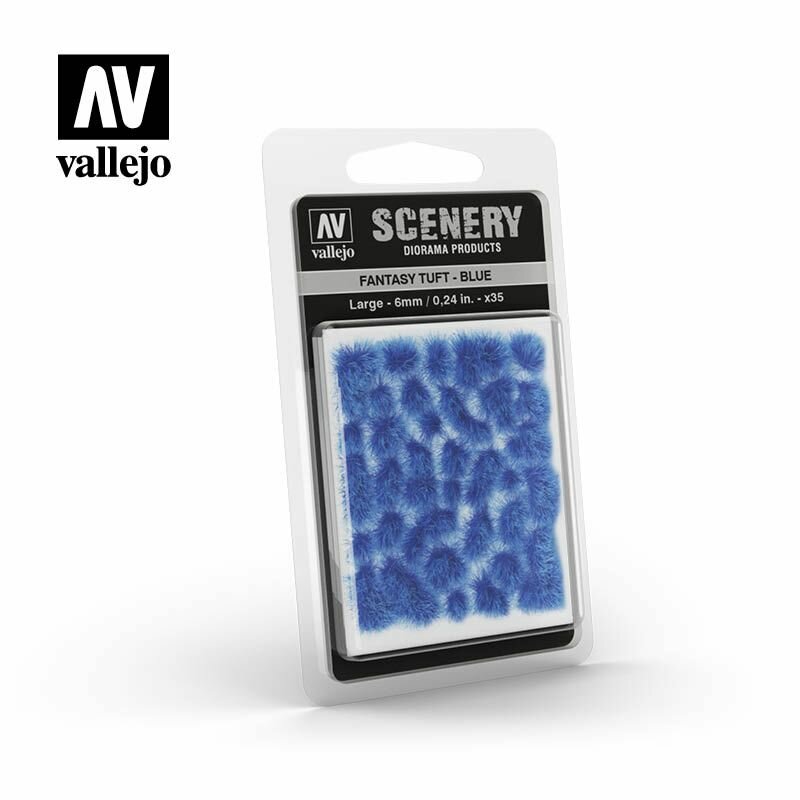 V-SC434 Синий, пучок сухой травы Vallejo Scenery, имитация. Высота 6 мм