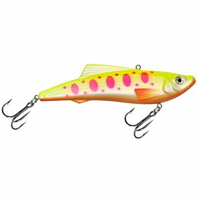 Воблер для рыбалки AQUA ропс VIB 98mm, вес - 26,0g, цвет 069 (желто-красный креатив), 1 штука