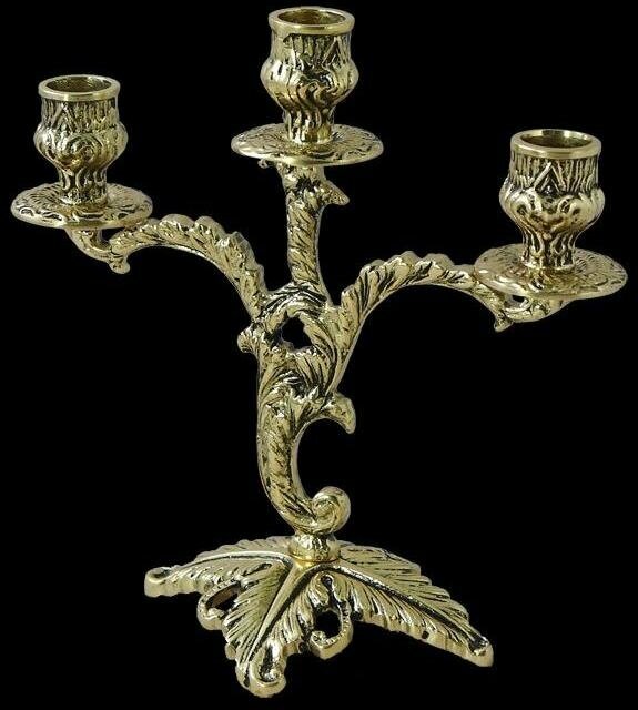 Bello De Bronze BP-14041-D Канделябр флор 3-х рожковый, золото bello de bronze