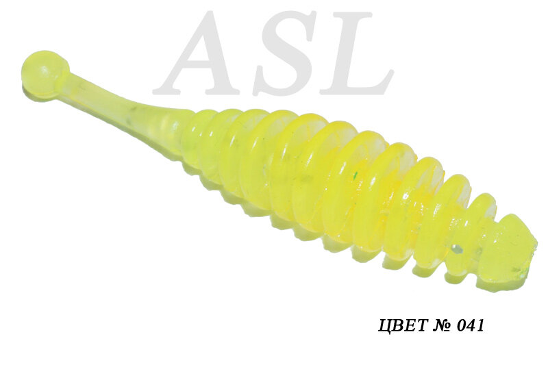 Силиконовая приманка ASL "Бу-Бу" цвет №041, L- 7 см (3"), 7шт/уп