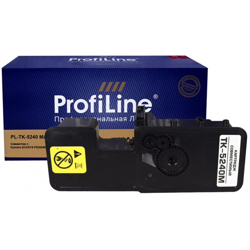 Картридж лазерный ProfiLine TK-5240M пур. для Kyocera Ecosys M5526cdn 1909303 PL_TK-5240M_M