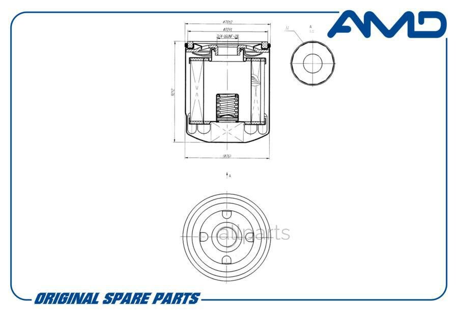 AMD AMD. JFL51 Фильтр масляный LF10-14-302/AMD. JFL51 AMD