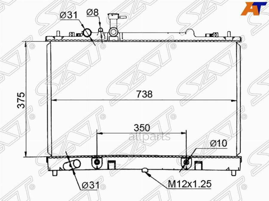 SAT MZ0005-2.3 Радиатор