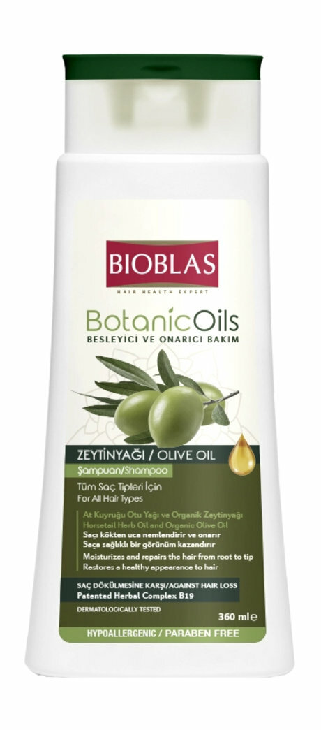 Bioblas Botanic Oils Olive Oil Shampoo Шампунь для волос 360 мл/гр