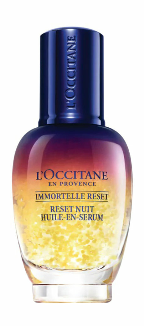 L'Occitane Immortelle Reset Overnight Oil-in-Serum Ночной восстанавливающий эликсир с маслом цветка иммортеля 30мл