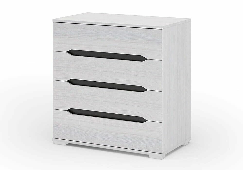 Комод 4 ящика КМ 011 «Валенсия», ЛДСП, дуб анкор (800х450х830)