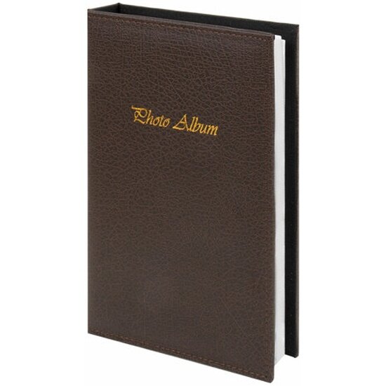 Фотоальбом Brauberg на 150+6 фото 10х15 см, твердая обложка под кожу