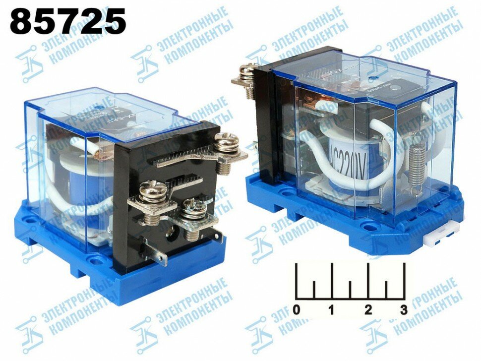 Реле ~220V 60A/250V JQX-58F