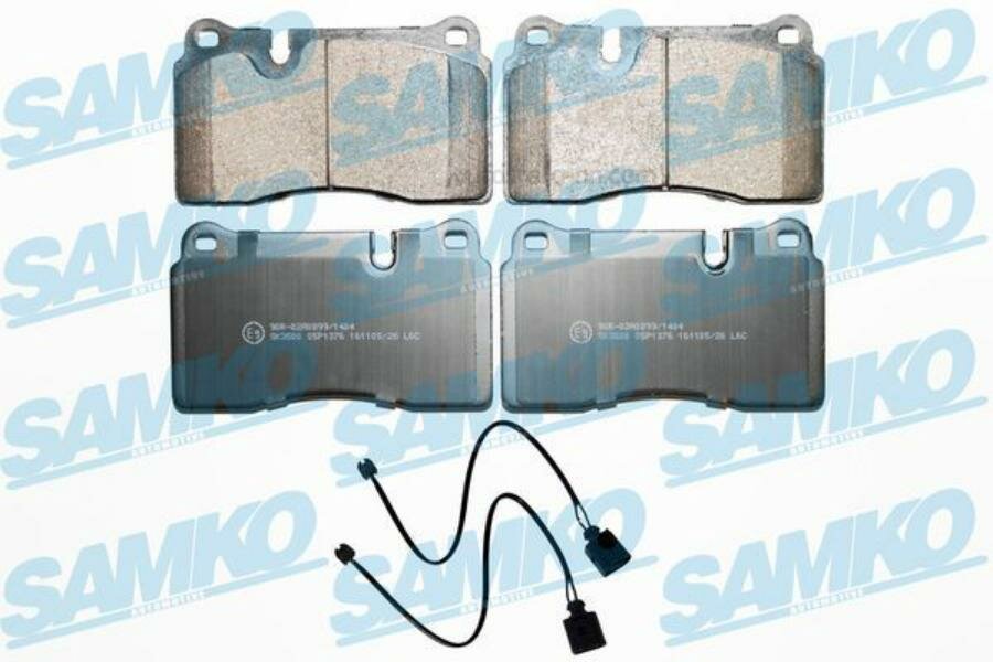 SAMKO 5SP1376B Колодки тормозные дисковые