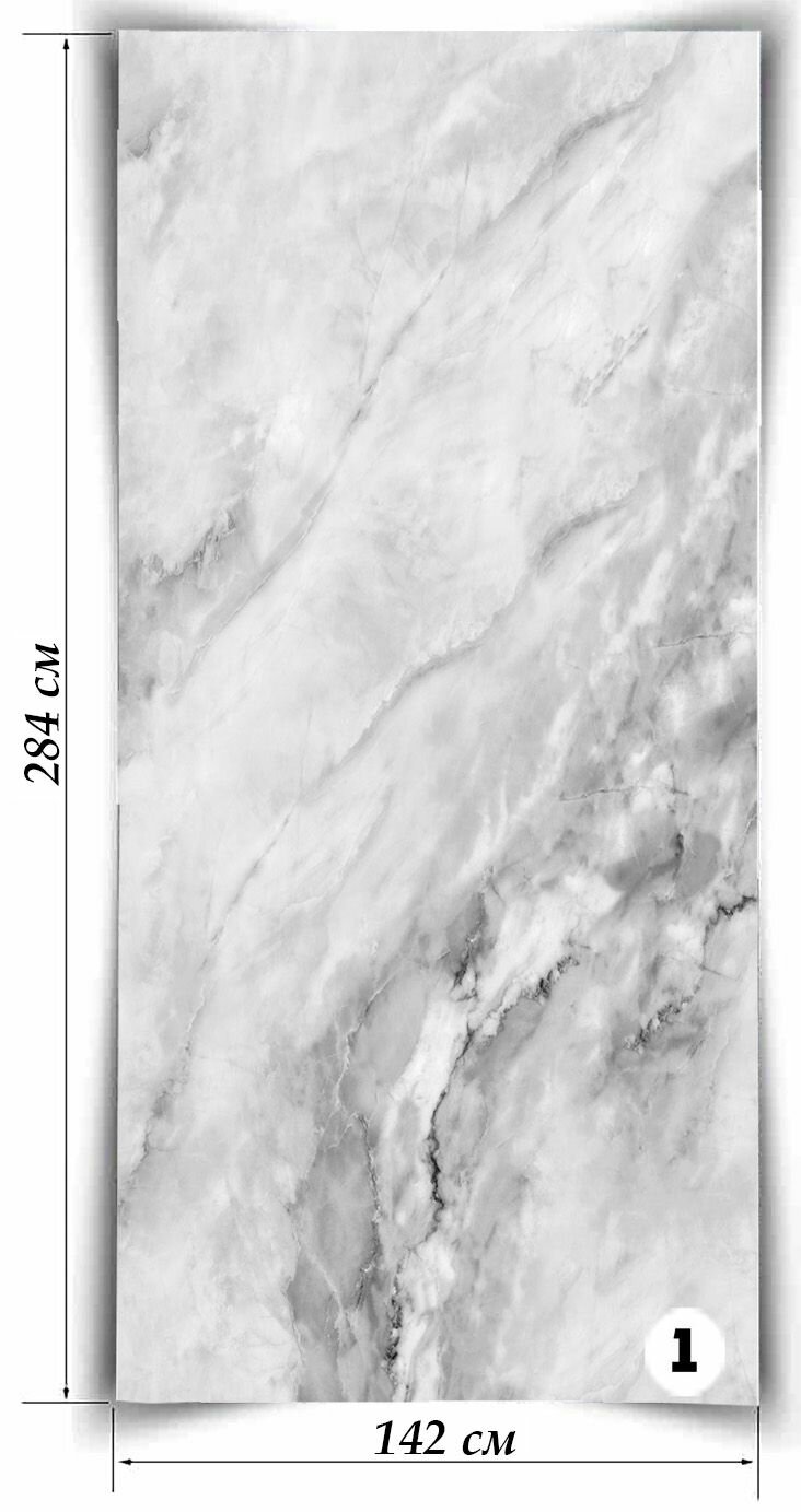 Гибкий Мрамор Джей Грей, лист 142х284 см, 4,033 кв. м, толщина 2 мм, подходит для наружной и внутренней отделки, экологичный, состоит из натуральной мраморной кроошки