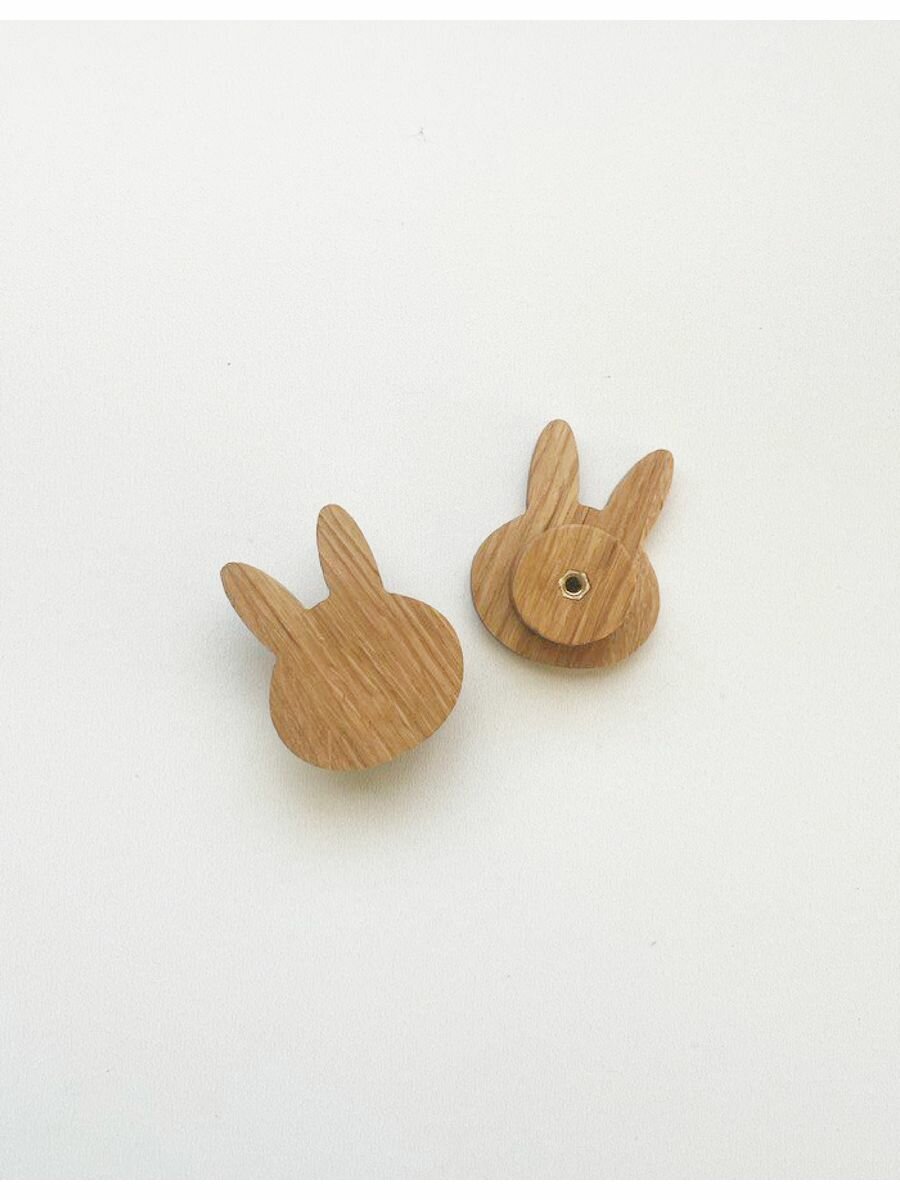 Ручка мебельная из дуба "Заяц" 1 шт.