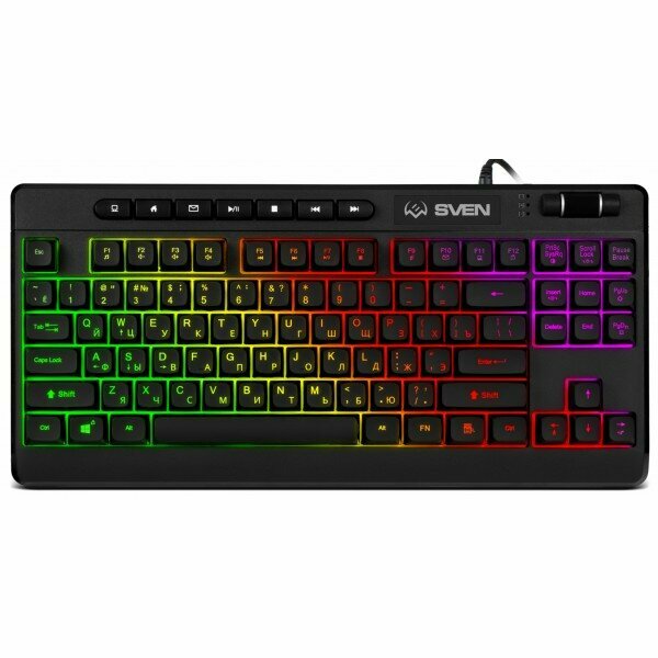 Клавиатура SVEN KB-G8200 проводная, USB Type-A, чёрный