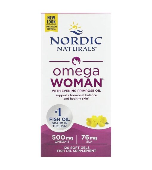 Nordic Naturals Omega Women с маслом вечерней примулы
