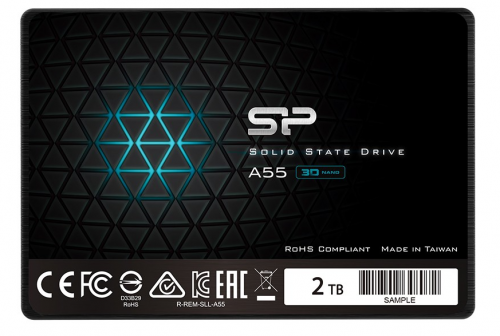 SSD диск Silicon Power Ace A55, 2000GB, 2.5", SATA (SP002TBSS3A55S25)