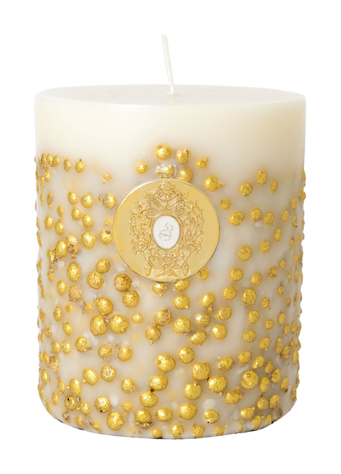 TIZIANA TERENZI Andromeda Свеча с ароматом духов белая цилиндрическая Ренессанс, хлопковый фитиль, 1000 г