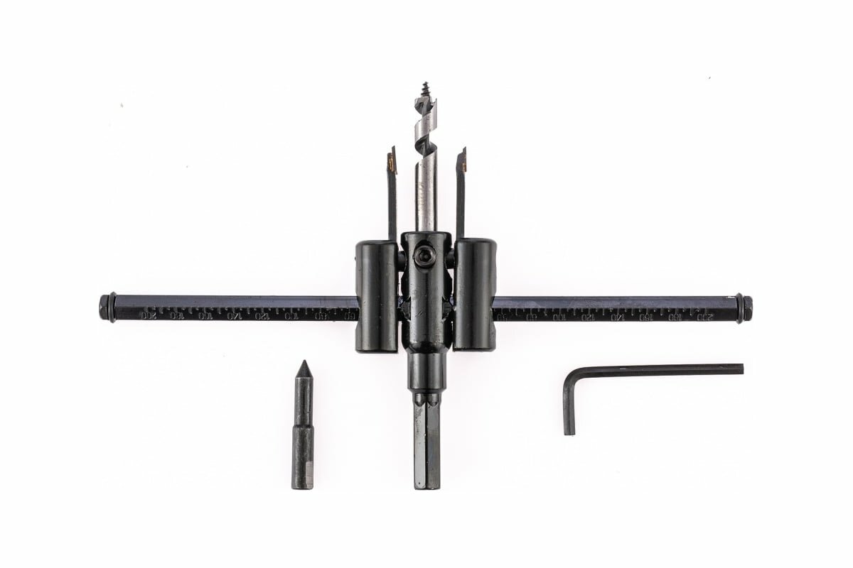 MATRIX 704920 Сверло балеринка по дереву регулируемое 30-200 мм для точной обработки