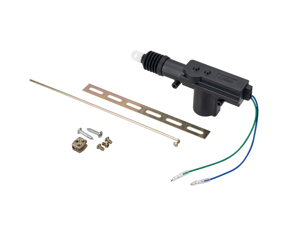 Электропривод замка двери AurA ADL-0201, для легковых автомобилей, скрытая установка