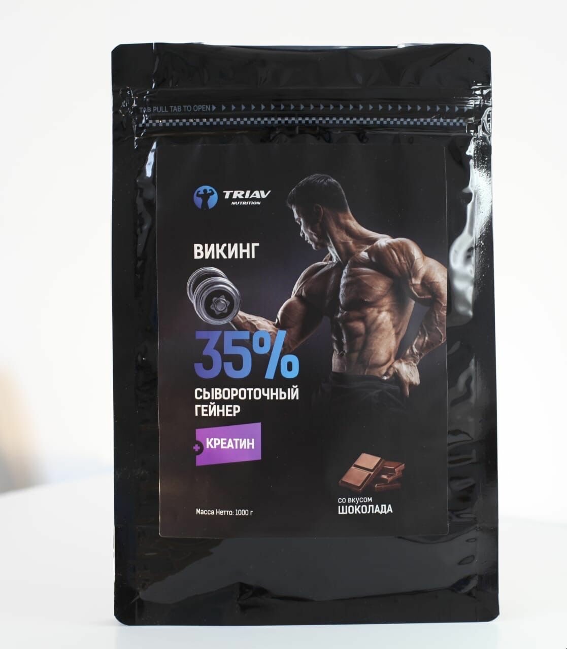 Сывороточный Гейнер Triav nutrition Викинг Креатин 35% 1000 гр.