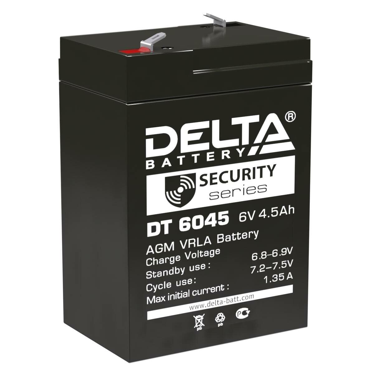 Аккумулятор Delta DT 6045 6V4.5Ah