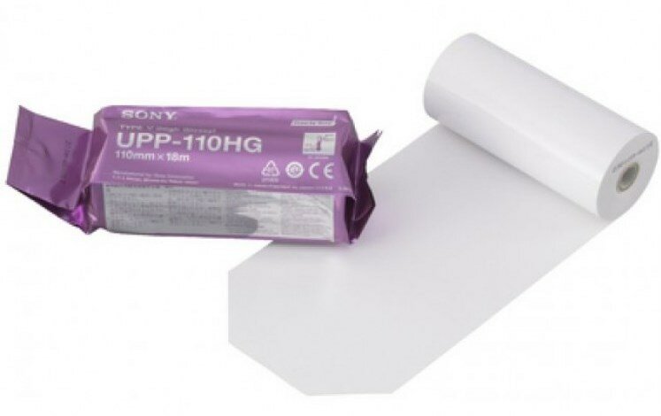 Бумага для УЗИ Sony UPP-110HG, глянцевая, оригинальная, 10 шт