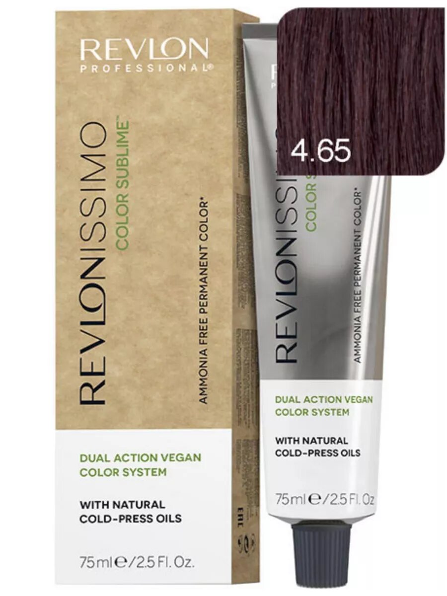 Revlon COLOR SUBLIME VEGAN 4-65 Красно-Махагоновый 75мл