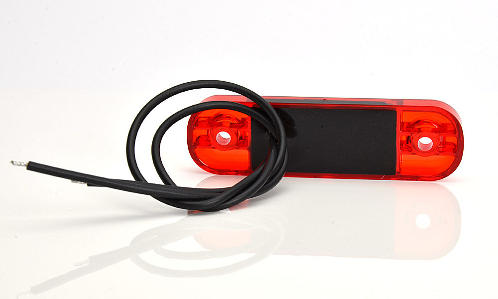 Фонарь габаритный 12-24V 12LED красный 715W973 (WAS)