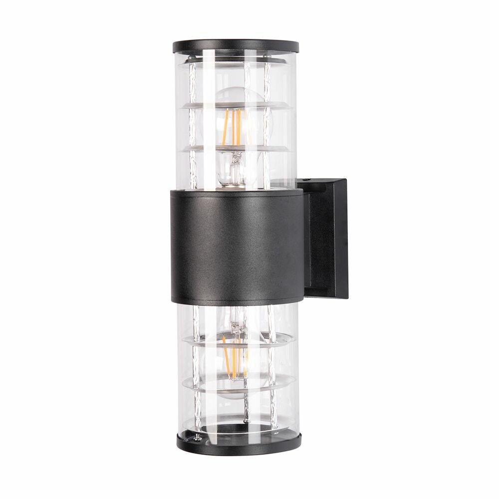 Уличный настенный светильник Arte Lamp Tokyo W110xL170xH330 мм E27 цвет черный, арт. A5315AL-2BK