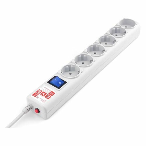 Сетевой фильтр PowerCube SPG(5+1)-B-15, 5м, серый