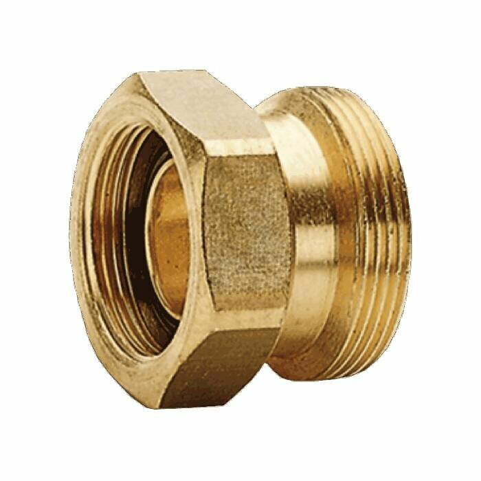 Переходник резьбовой Дн 18х3/4" под евроконус R178R Giacomini R178RY013