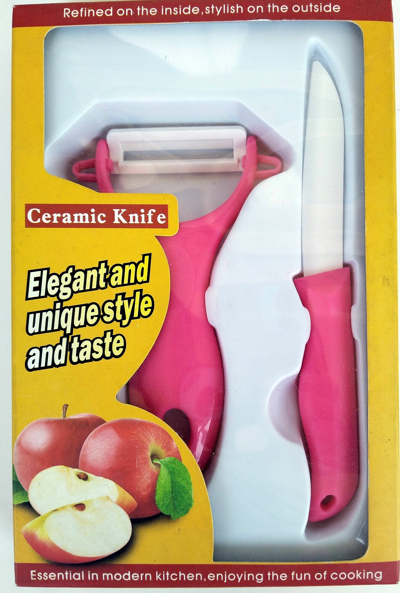 Набор керамический нож и овощечистка