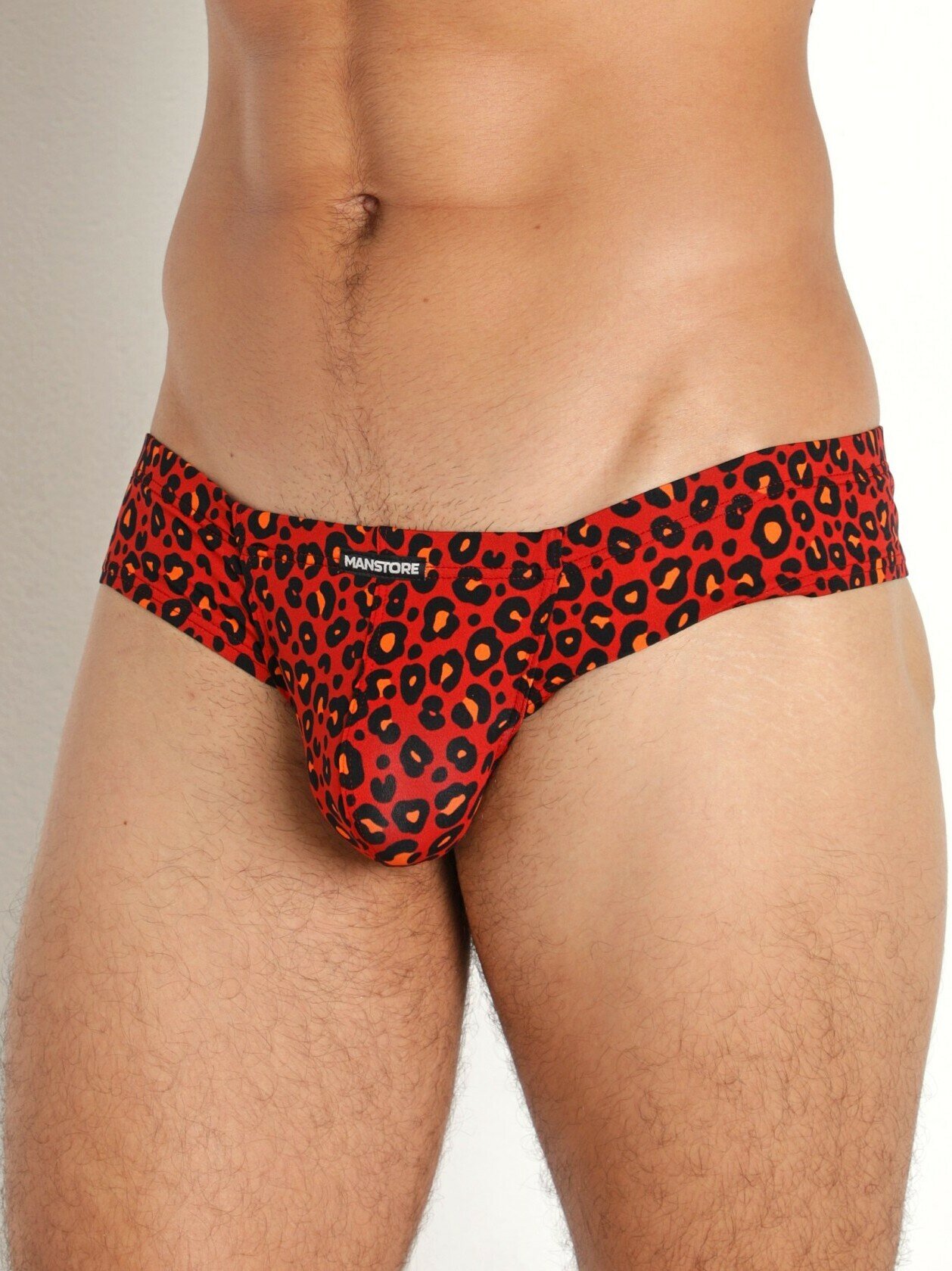Трусы-брифы "M800 - Cheeky Briefs Redleo" / Manstore / Красный / Размер 2XL
