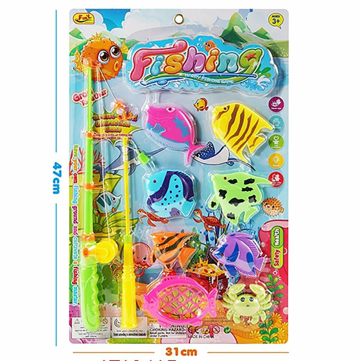 Игра Рыбалка (10 предм) в блистере