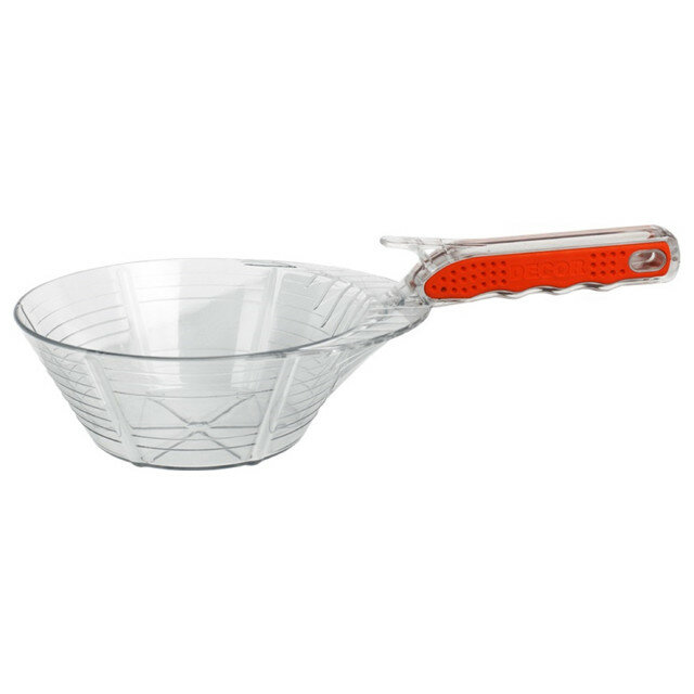 DECOR строительный пластиковый ковш 1,1 л арт.670-2201 - легкий и удобный для стройки