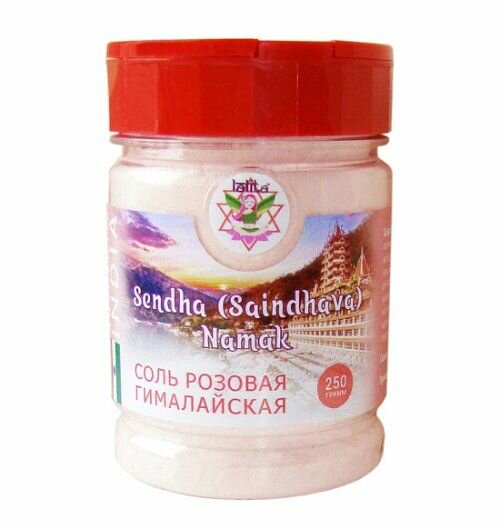 Соль розовая гималайская (Sendha (Saindhava) namak), 250 г
