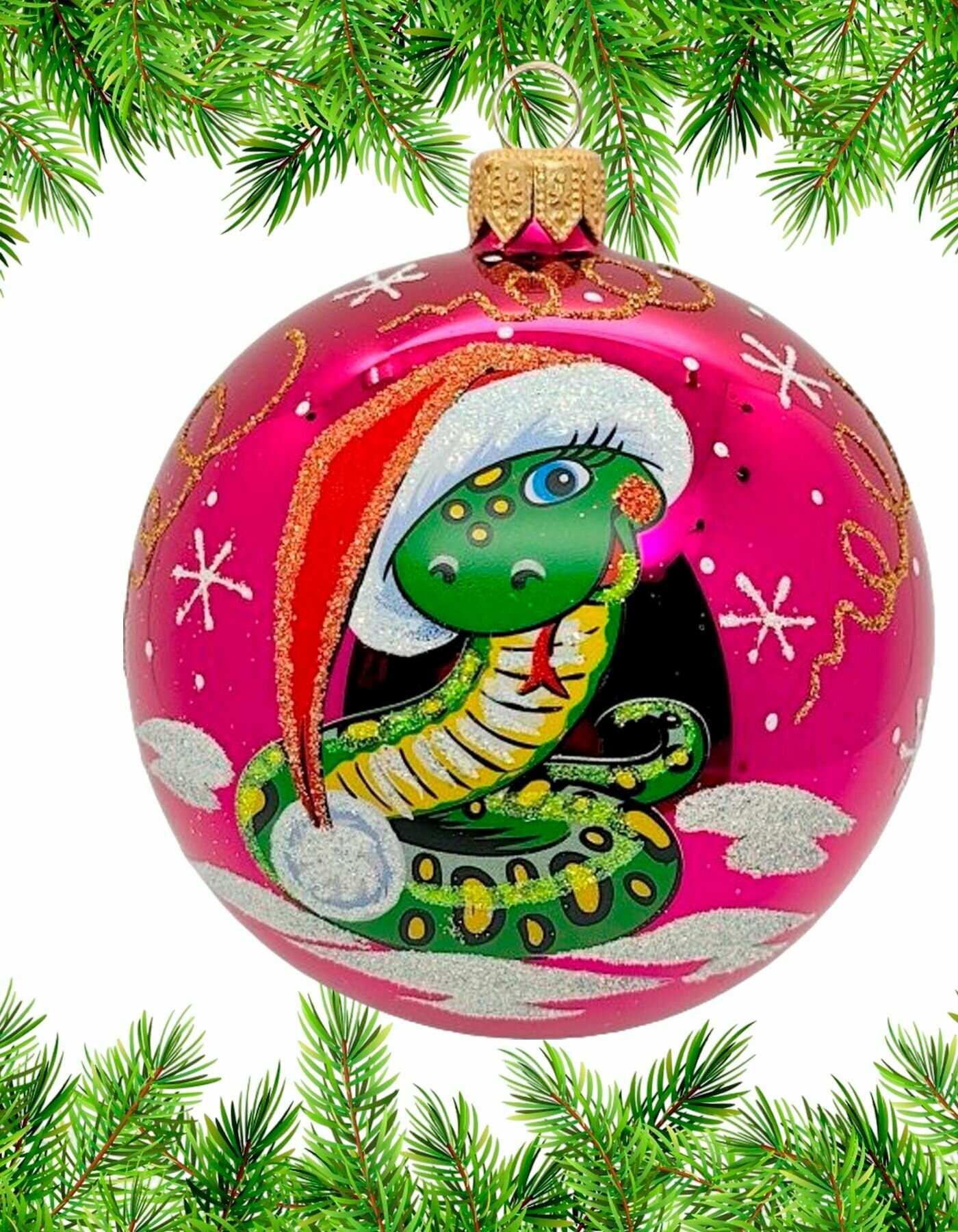 Шар 85мм Зодиак-"Колпак", красный