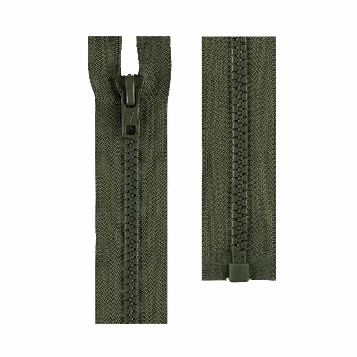 Молния трактор "GAMMA" G3081 80 см Тип 8 10 шт. разъёмная однозамковая №315 хаки