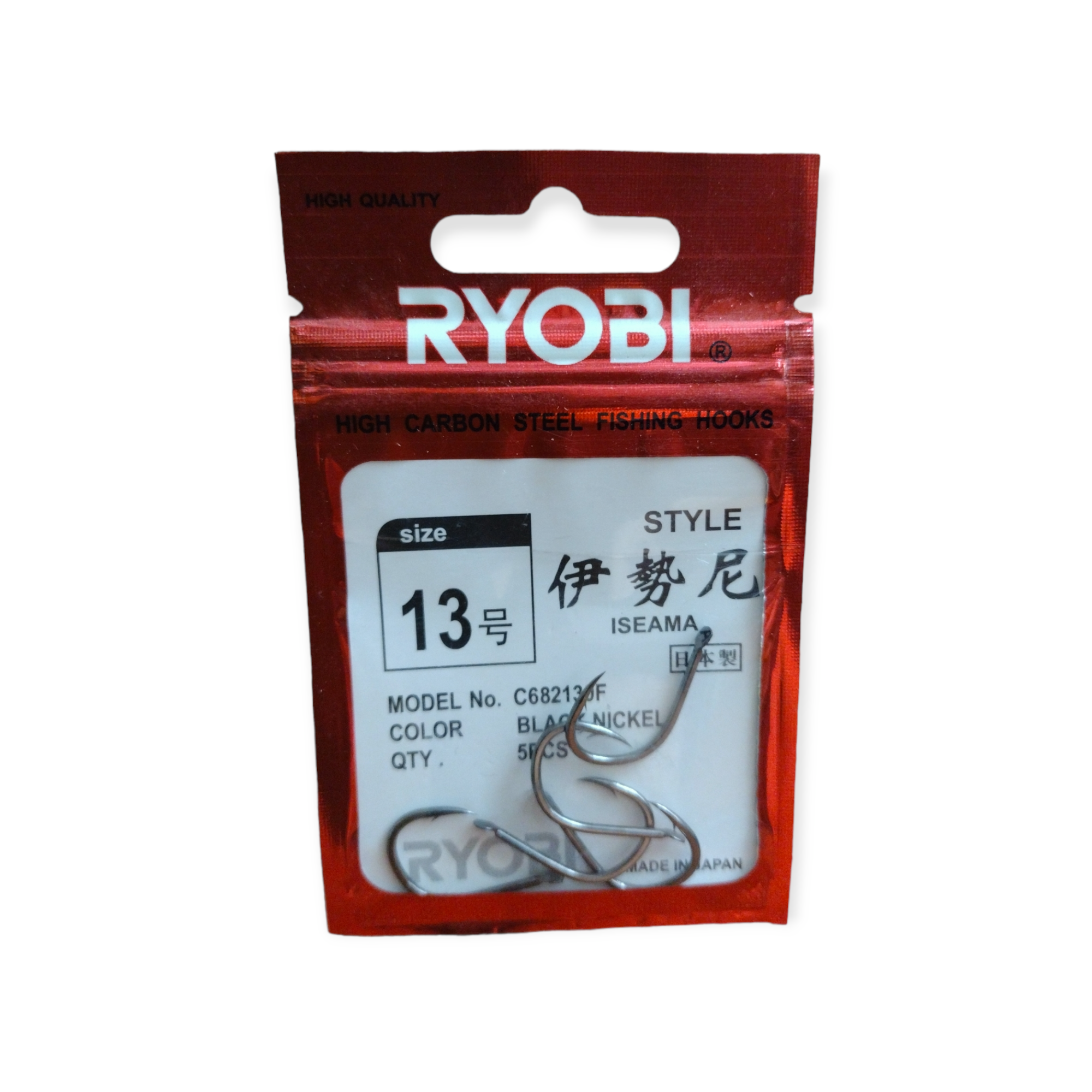 Крючок-RYOBI-Style-ISEAMA-13-5шт