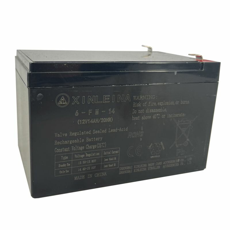 Запчасти для электромобилей Xinleina Аккумулятор XINLEINA 12V14Ah/20Hr - X-6FM14