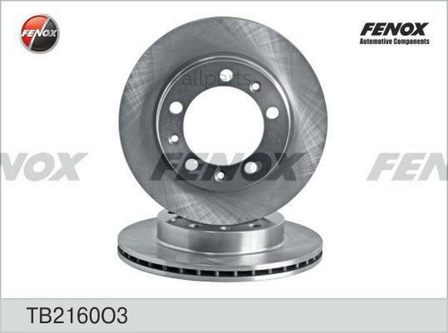 FENOX TB2160O3 Диск тормозной