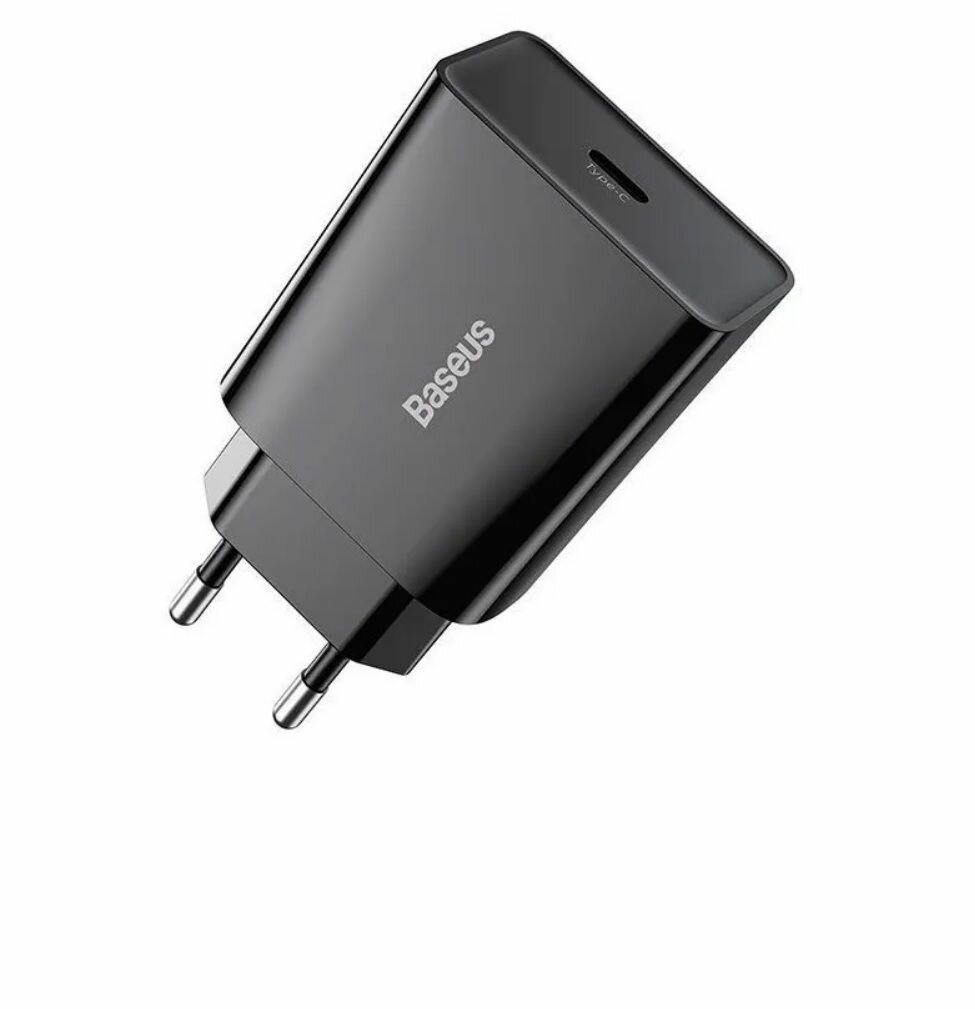 Сетевое зарядное устройство Baseus Speed Mini QC Quick Charger, 20 Вт, черный