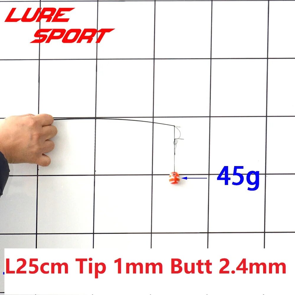 Proton набор вершинок для удочек из углерода 6 шт. 25cm Top1 Butt 2.4mm